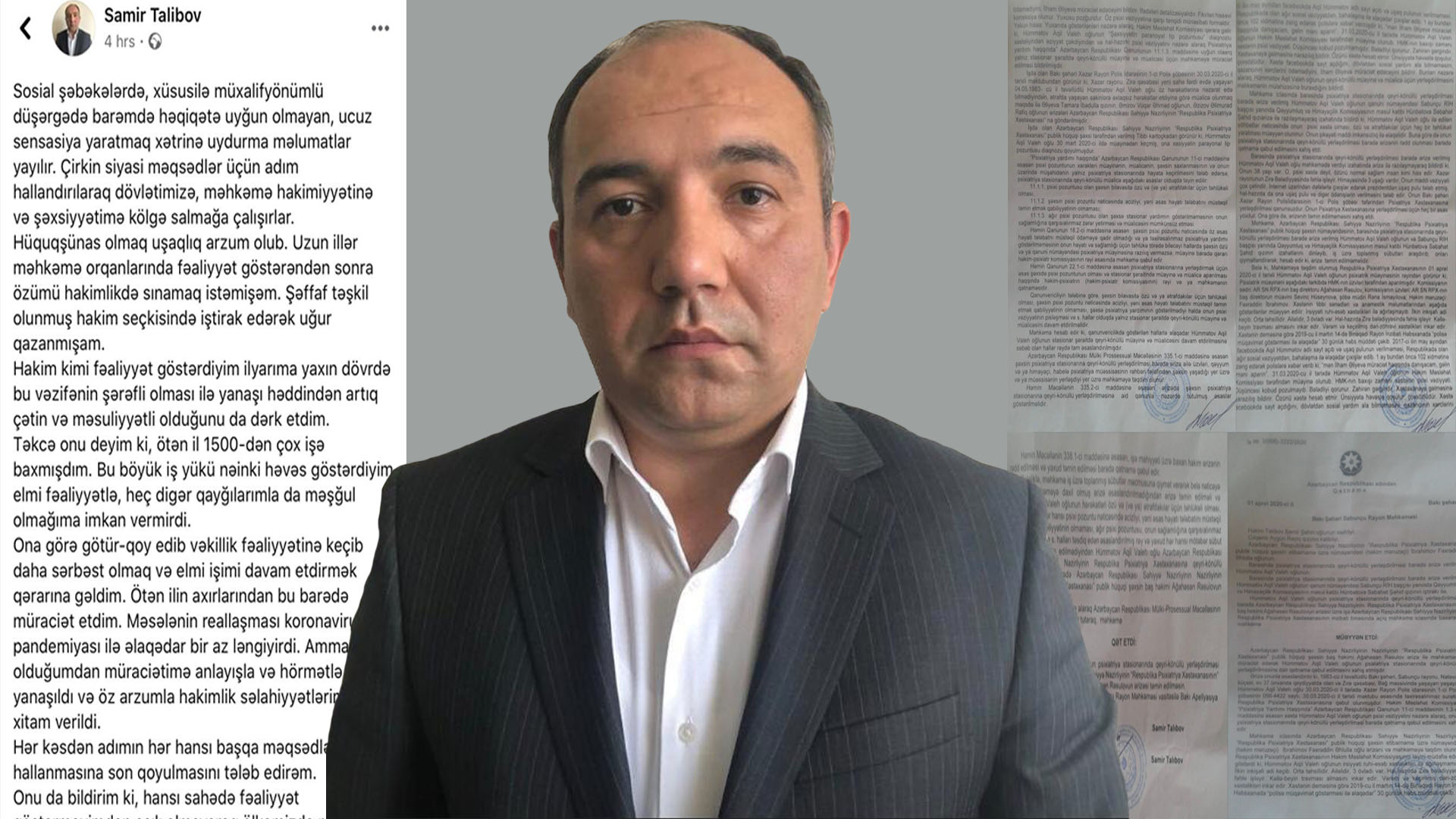 Hakim işdən özü gedib, yoxsa göndəriblər? • Open Government